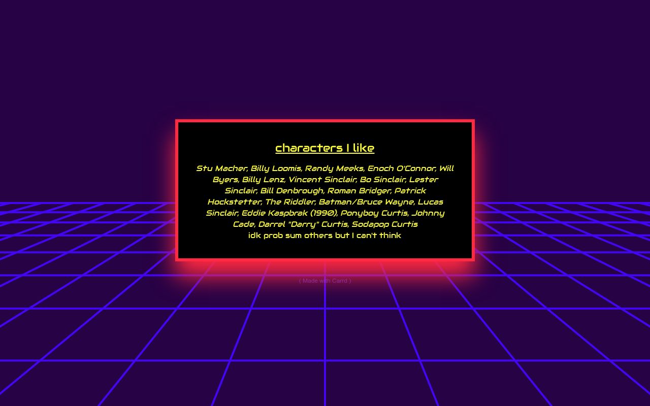 Character list (copy)